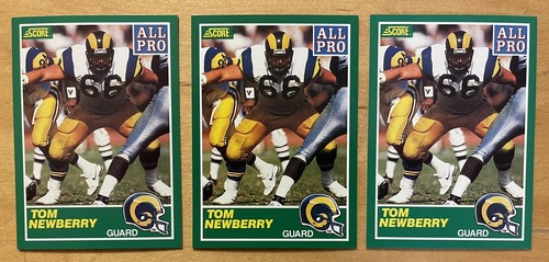 Tom Newberry All-Pro (3) 1989 Score Football Premier #302 Los Angeles ...