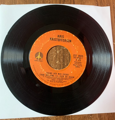 Vintage Kris Kristofferson 45 RPM 7" Records Each Sold Separately | eBay
