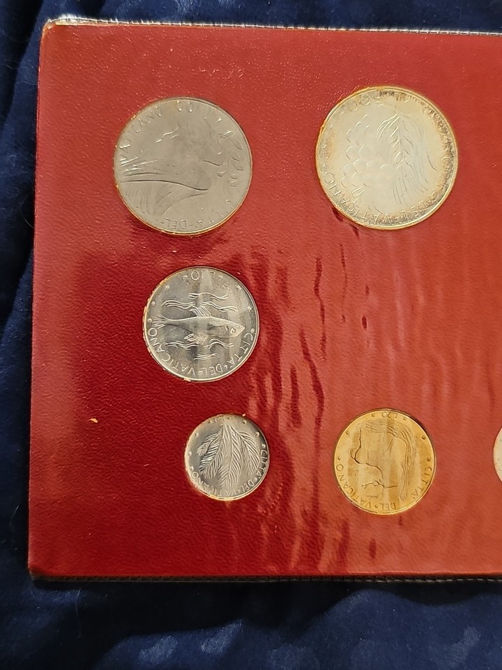 1970 Vatican Uncirculated 7-Coin Lira Set w/ 500L Silver – Brilliant ...