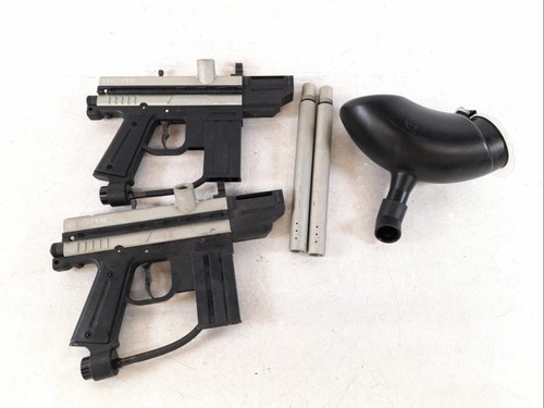 Two JT Stealth Paintball Markers With One Hopper - Powers On | eBay