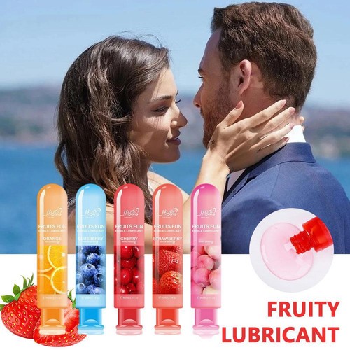 Fruit Flavored Water Based Personal Edible Gel Lubricant Adult Fun Sex ...