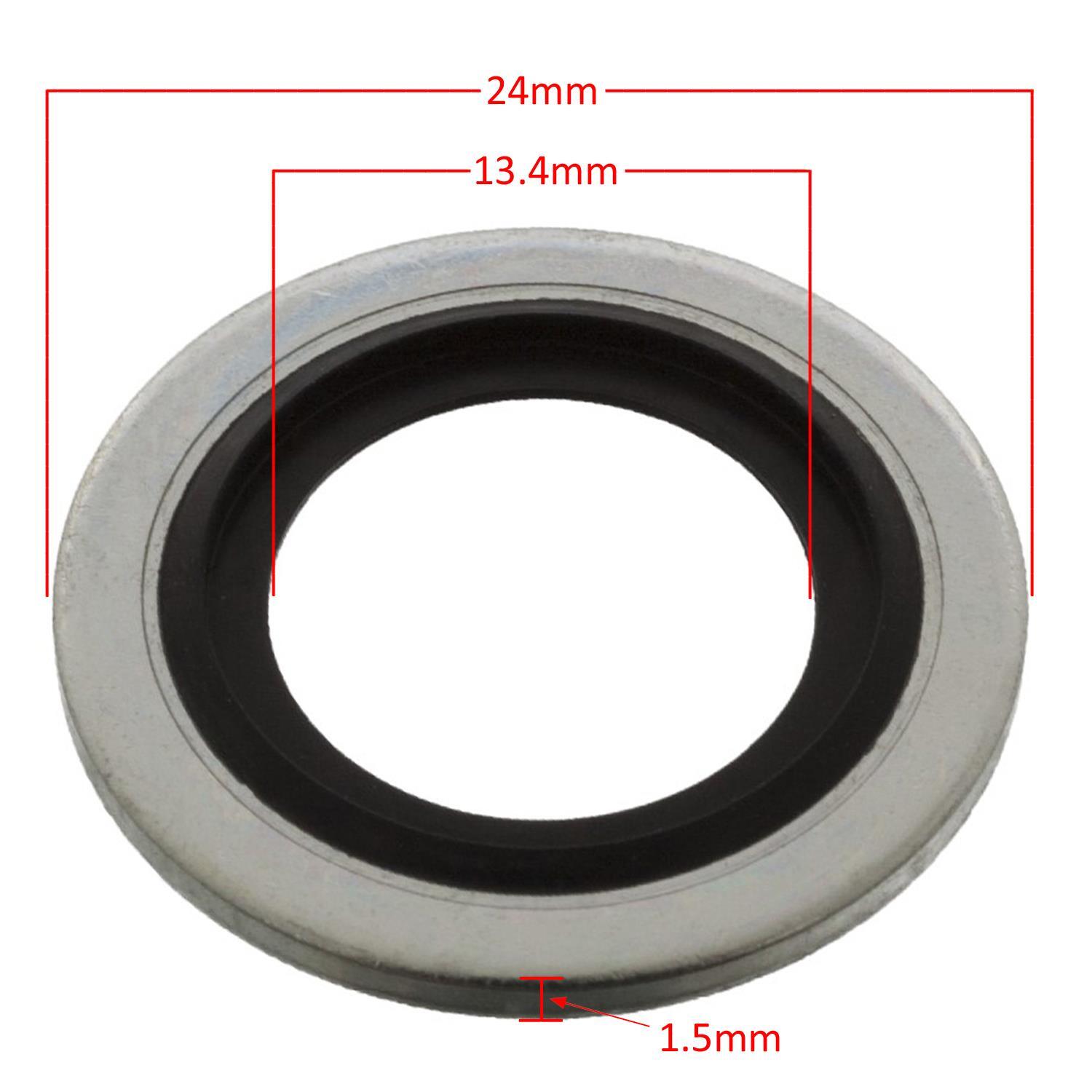 Oil Sump Plug Seal Ring For Fiat Fiorino Qubo Scudo | Ford Escort ...