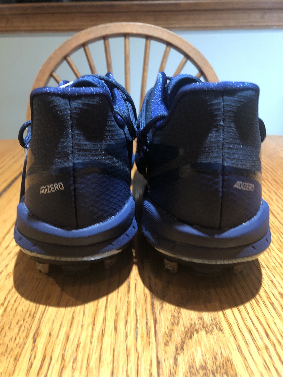 Men's Size 12 Adidas Adizero Afterburner Navy Blue Metal Baseball ...