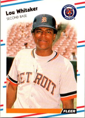 1988 Fleer #75 Lou Whitaker | eBay