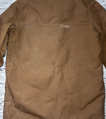 NOS NWT Vintage CARHARTT Western Ranch Coat Hunting Canvas Duck Sherpa ...