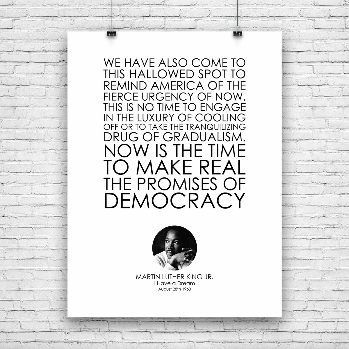 I Have A Dream Speech Poster