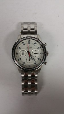 Guess Mens Quartz Watch, Chronograph Display and Stainless Steel Strap ...
