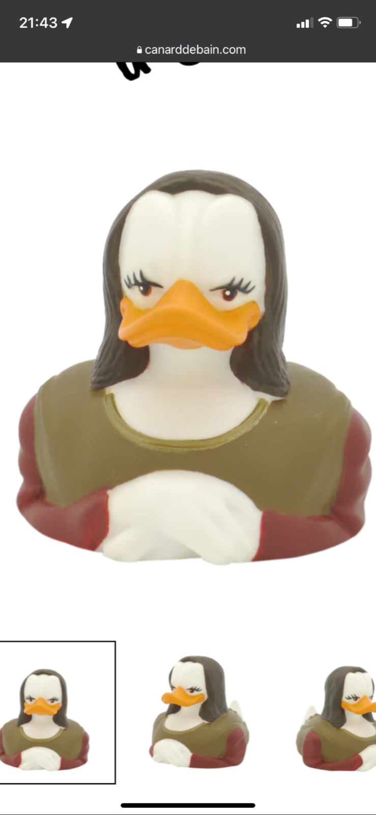 lilalu rubber duck mona lisa | eBay