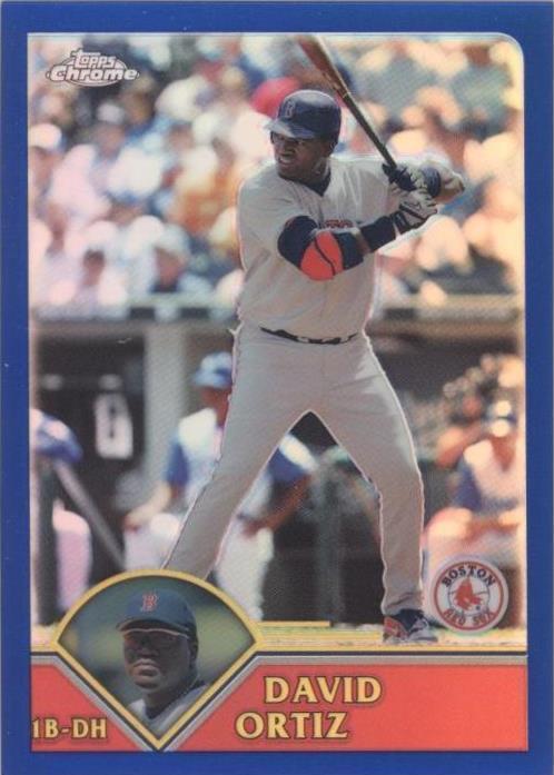 2003 Topps Chrome Traded & Rookies - David Ortiz #T52 Refractor for ...