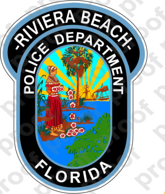 STICKER POLICE RIVIERA BEACH FL | eBay