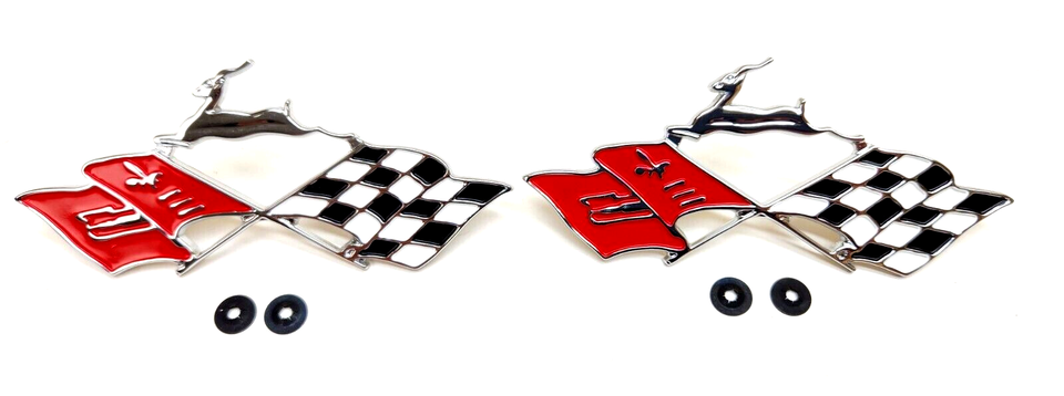 1961 1994-1996 Chevrolet Impala SS Quarter Emblem Flags | 61QF | OE ...