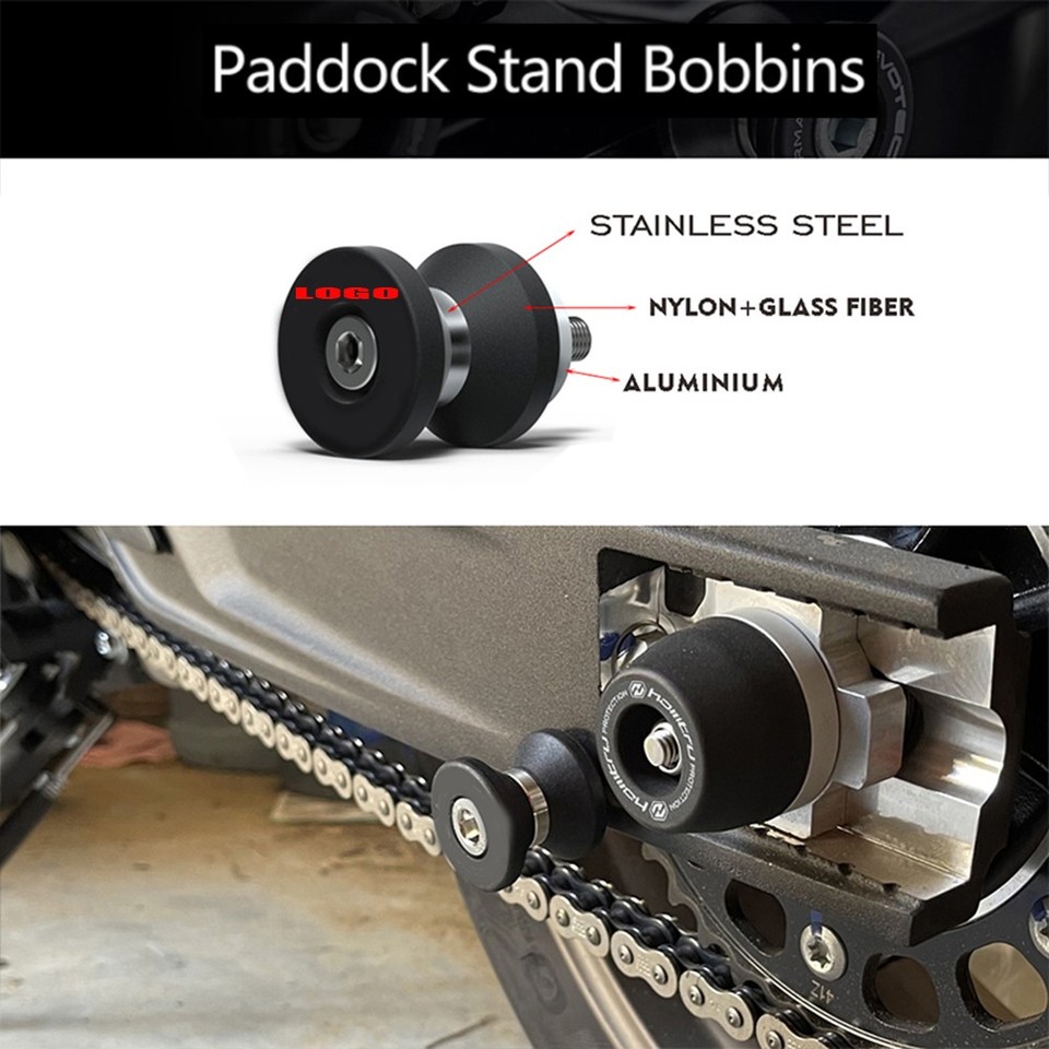 M8 Motorcycle Swingarm Spools Stand for Triumph Daytona 675 (2006-2012 ...