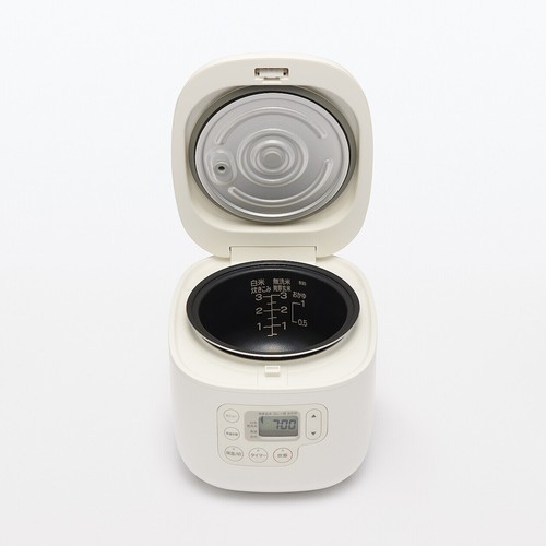 MUJI Rice Cooker with rice scoop holder MJ-RC3A3 Made in Japan New FS ...