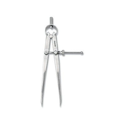 L.S. Starrett 83 Series Divider, 6 In, Yankee Spring, Solid Nut, Flat ...