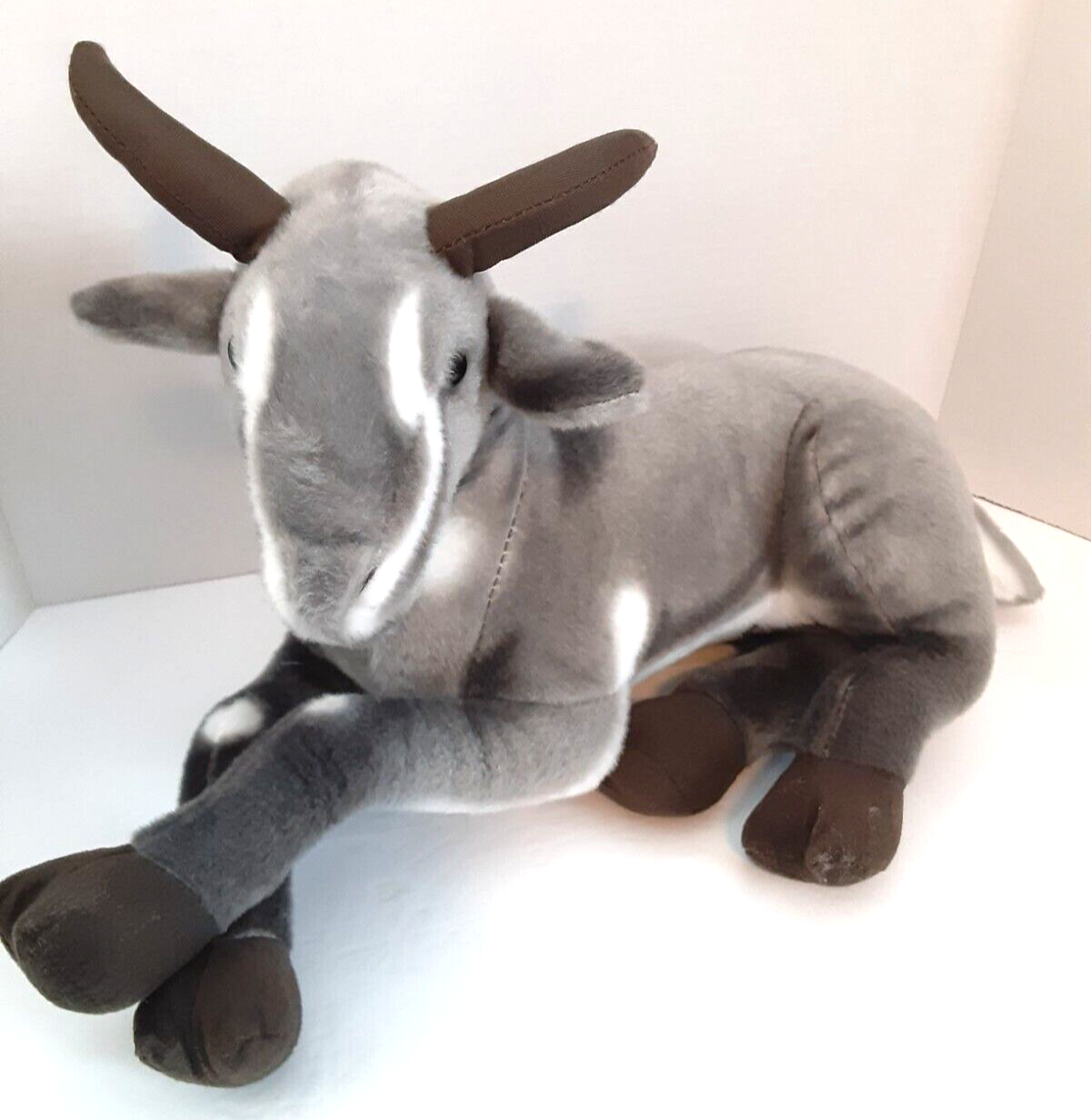 Tiger Tale Toys Plush Patrick the Pygmy Goat 18 Inch Large Stuffed ...