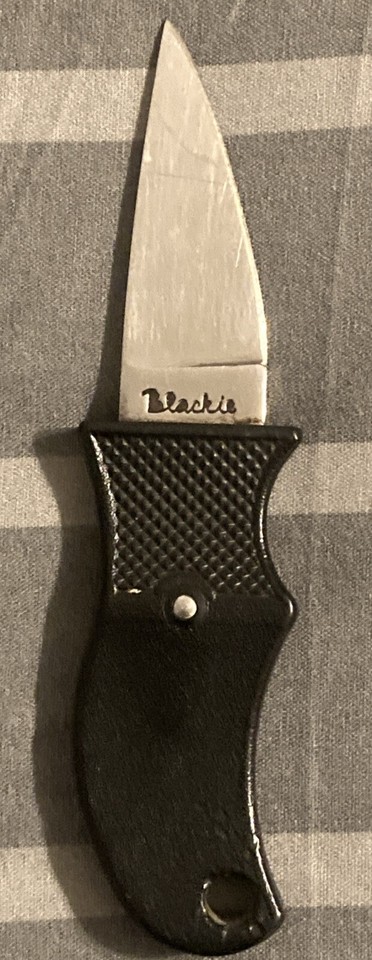 1980s Blackie Collins USA The Buddy System Locking Sheath Fixed Blade ...
