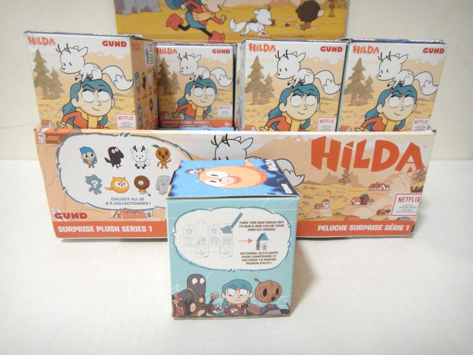 1 Pack Netflix Show Hilda Gund Mini Plush Keychain Blind Box sealed US ...