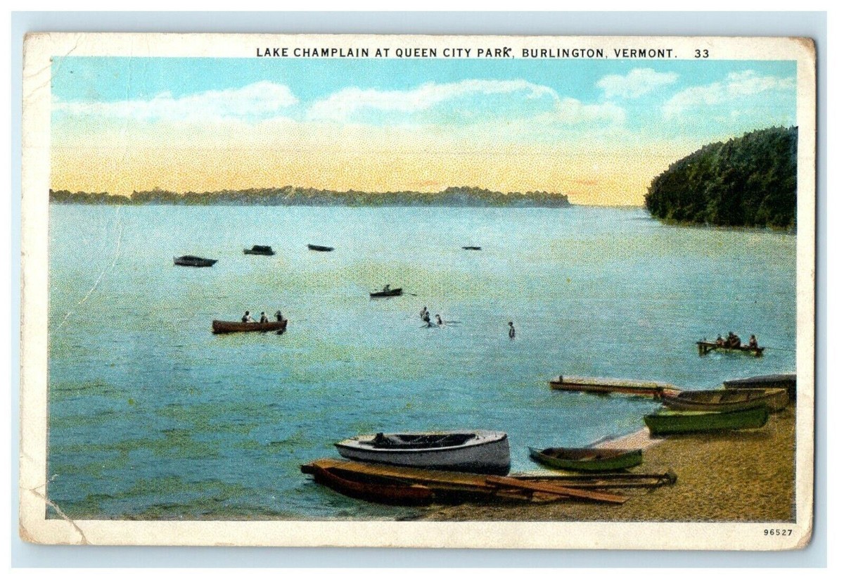 Burlington Vermont Lake Champlain Painting
