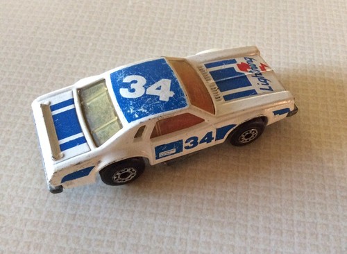 VINTAGE 1980 MATCHBOX SUPERFAST NO.34 LIGHTING CHEVY PRO STOCKER WHITE ...