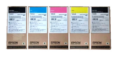5 X Original Ink Epson Surecolor Sc T3000 T3200 T5200 T5270/T6921 ...