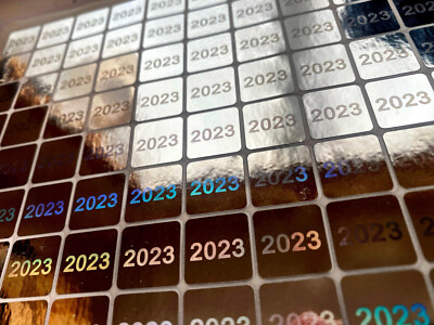 100 SMALL TAMPER EVIDENT SECURITY VOID LABELS STICKERS SEALS-2023 ...