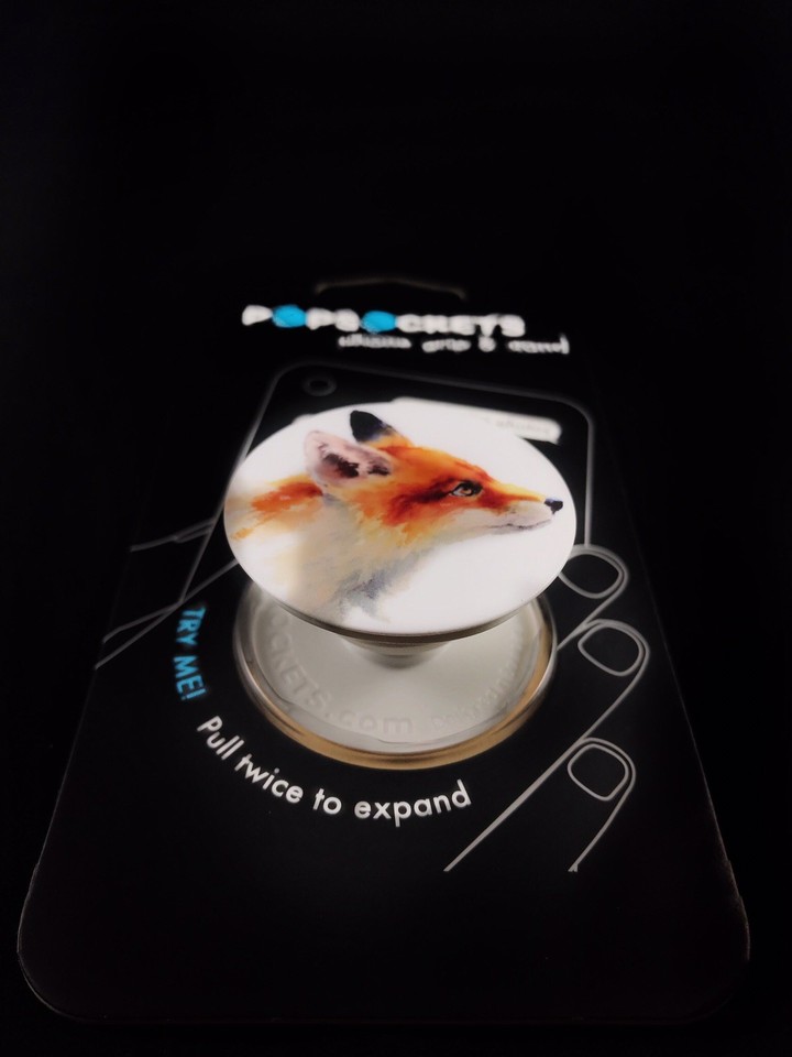 Authentic PopSockets Red Fox Foxy PopSocket Pop Socket Phone Holder ...
