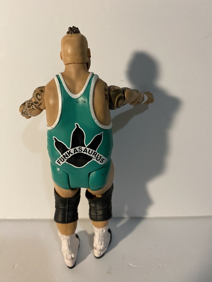 2011 Mattel WWE Battle Pack 20 Funkasaurus Brodus Clay 7" Action Figure ...