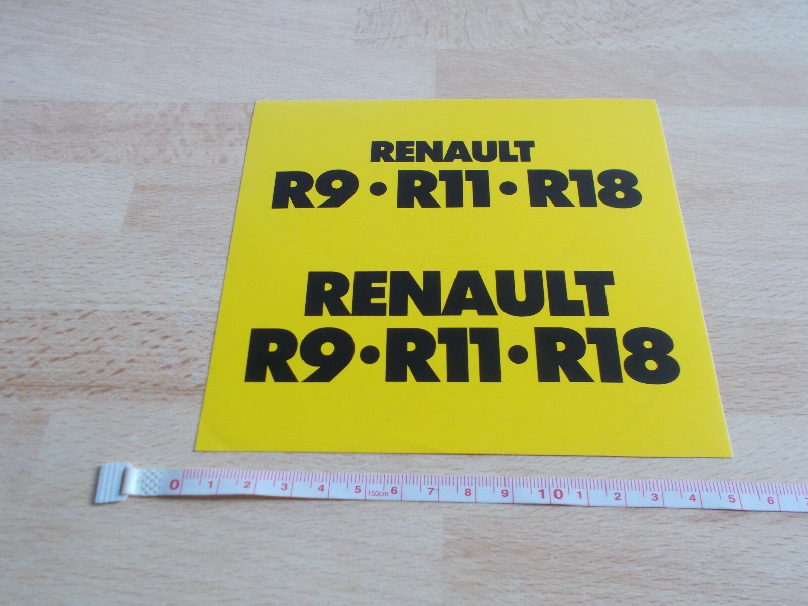 Sticker Renault R9 - R11 - R18 | eBay