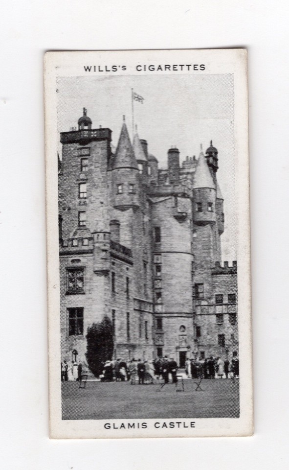 Wills Cig Card Royalty 1937 #05 Glamis Castle, Scotland | eBay