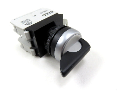 Lot of 2 Baco 33E10 Contact Block w/ Twist Button | eBay