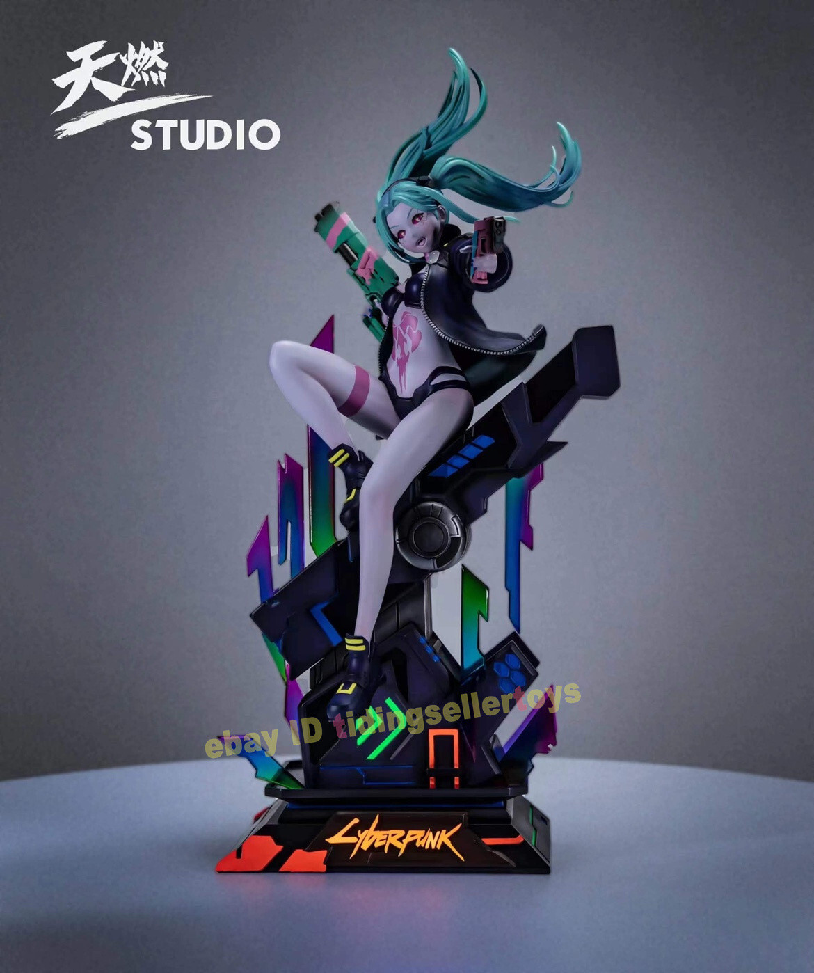 Cyberpunk Rebecca 1/6 Resin Model Painted Statue Figurine Anime ...