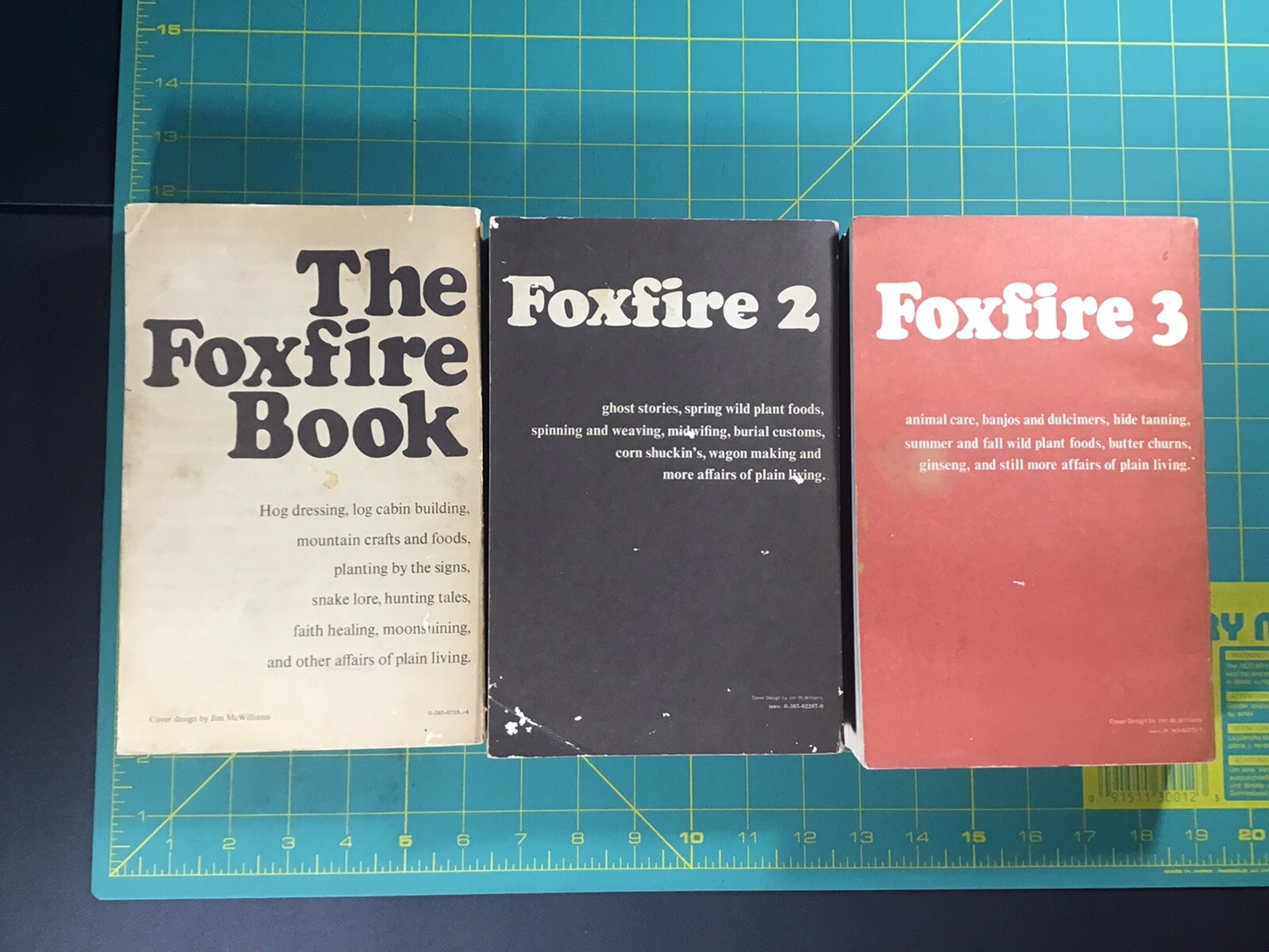 Foxfire Book Set 1-3 1970s Eliot Wigginton Homesteading Survival ...