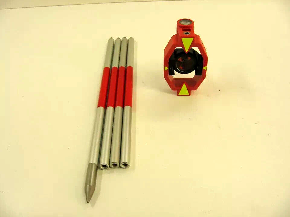 New LEICA GMP111 MINI PRISM WITH ALUMINUM POLE with SS Point | eBay