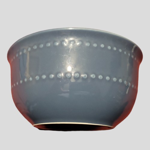 Royal Norfolk Navy Blue Embossed Stoneware Bowl | eBay