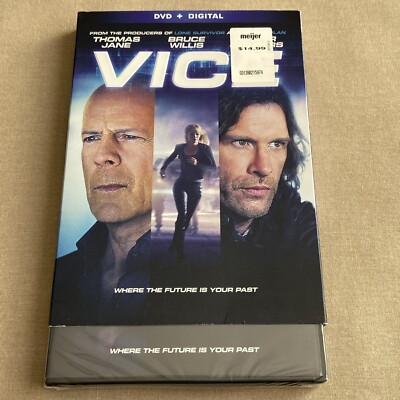 Vice (DVD 2015) W/ Slipcover Sci-Fi Action Thriller Bruce Willis Thomas ...