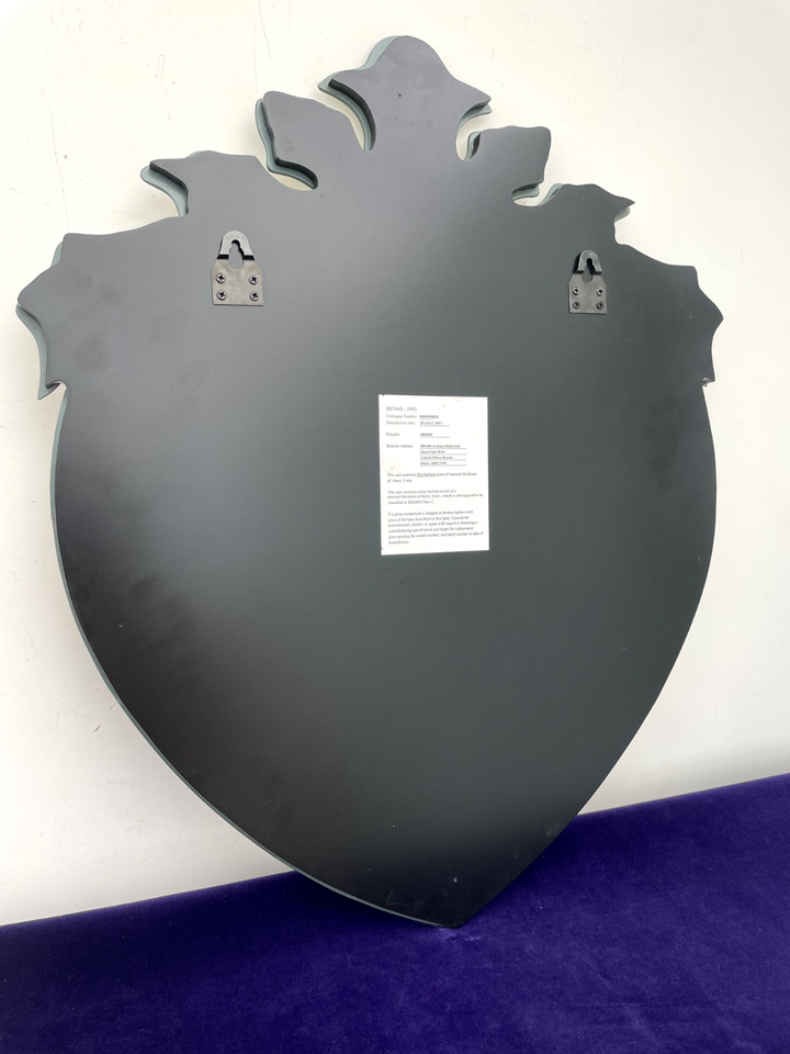 Venetian Style Mirror Bevelled Edged Glass Heart Shape | eBay UK