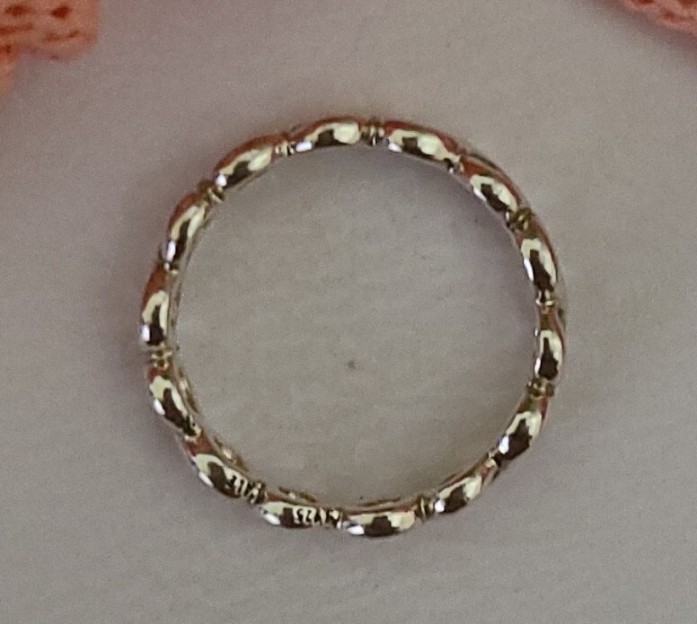 Pandora Simple Infinity Band Ring - 190994 - Sterling Silver - Size 56 ...