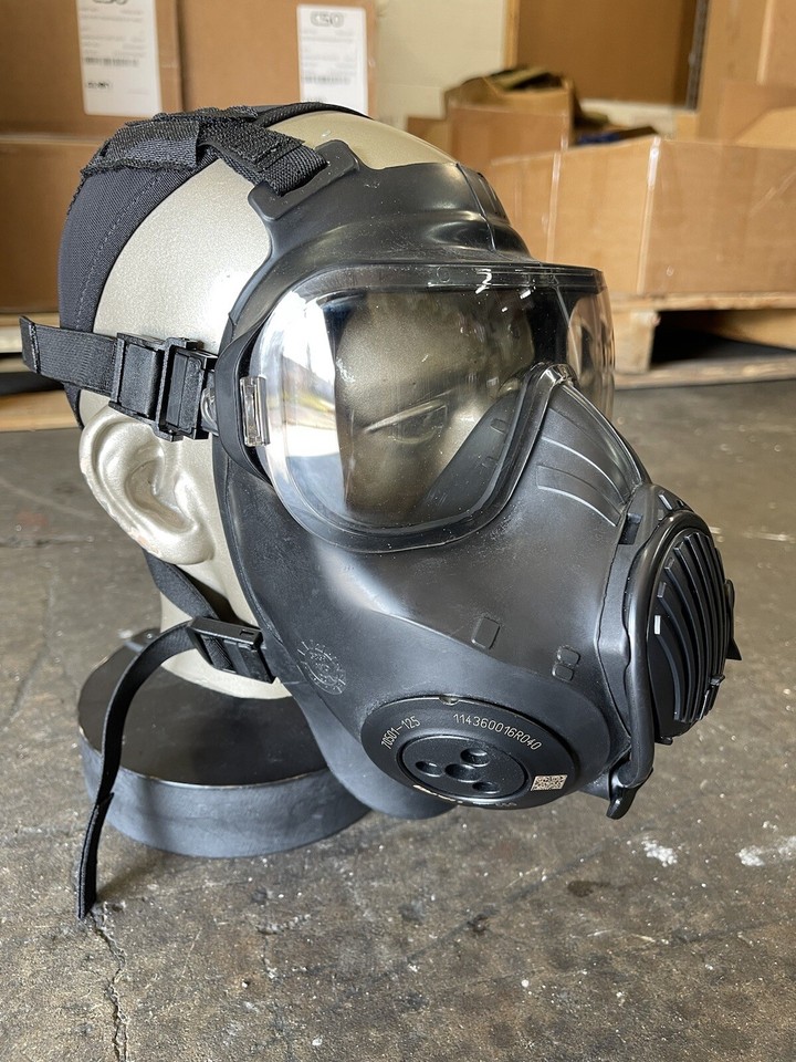 Gas Mask, C50 WITH CLEAR OUTSERT, Medium, Avon Protection, Used | eBay