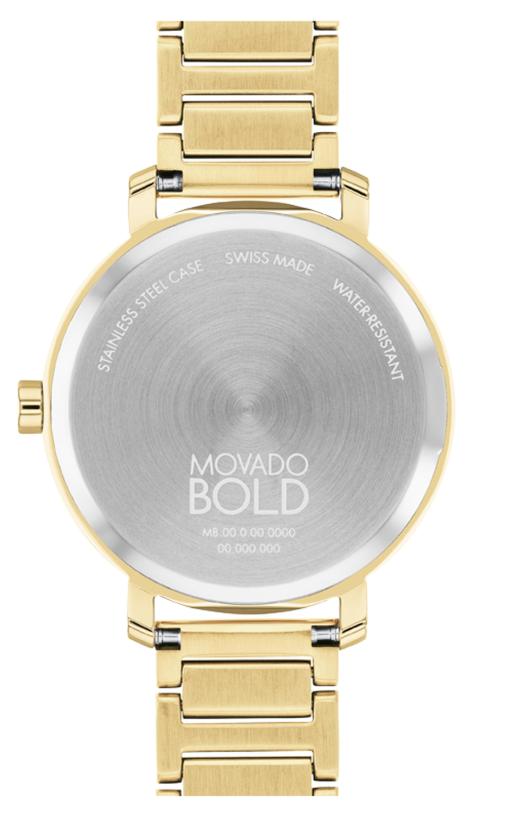 Movado BOLD Evolution 2.0 Gold-toned Metallic Museum Women's Watch ...