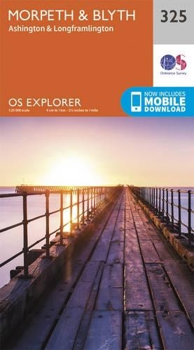 Morpeth and Blyth (Map) OS Explorer Map | eBay