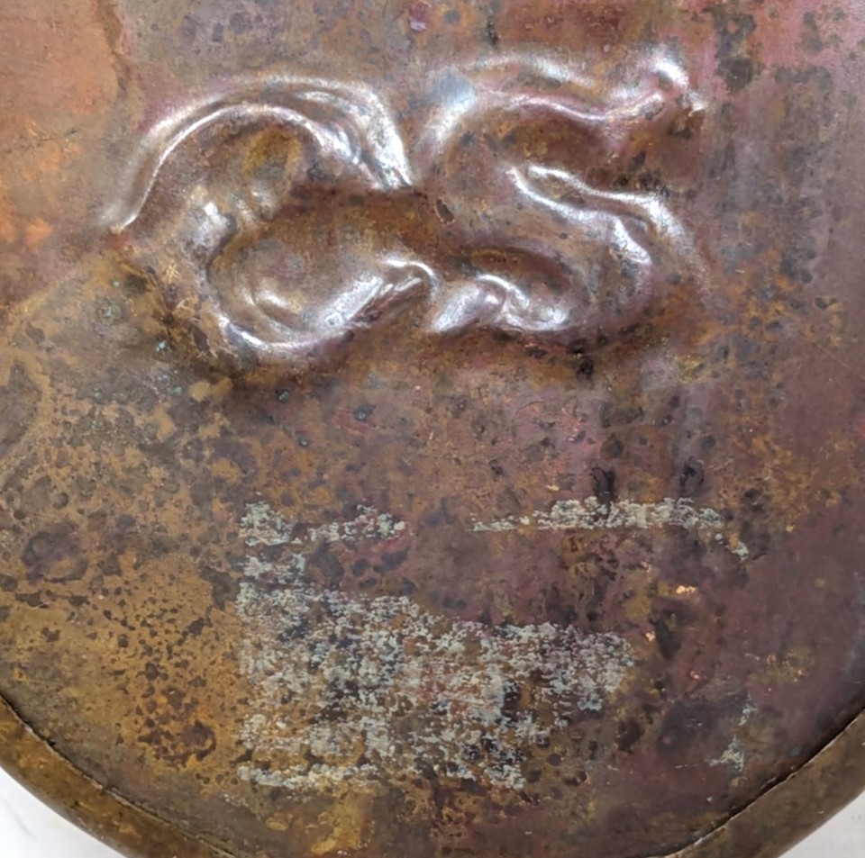 Antique ACW American Civil War CS Confederate States Brass Gun Powder ...