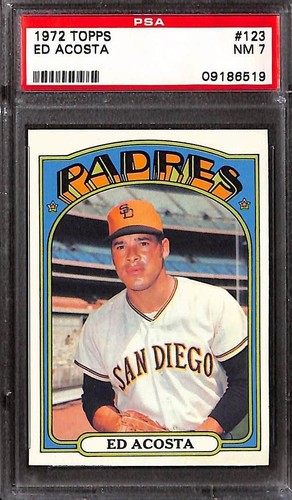 1972 Topps #123 Ed Acosta PSA 7 NM 09186519 | eBay