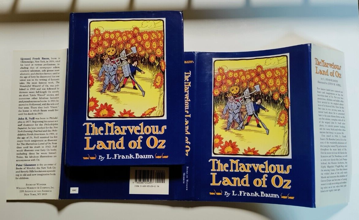 The Marvelous Land of Oz - L. Frank Baum - Books of Wonder - Dust ...