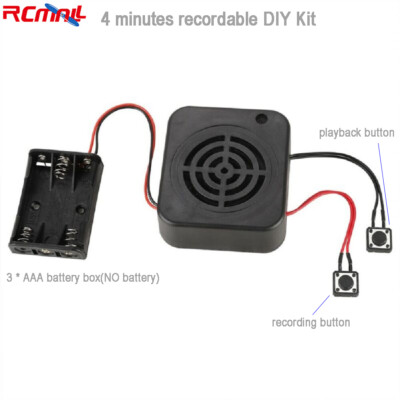 DIY Gift Recordable Message Sound Voice Recording Box Player Module 3W ...