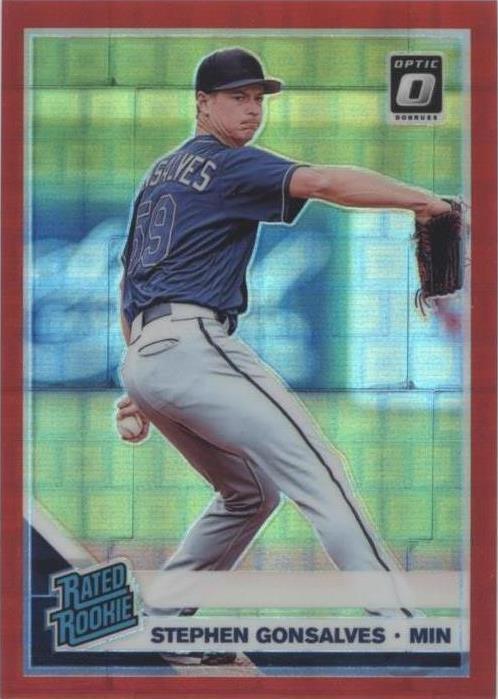 2019 Panini Donruss Optic - Rated Rookies Stephen Gonsalves #74 Red ...
