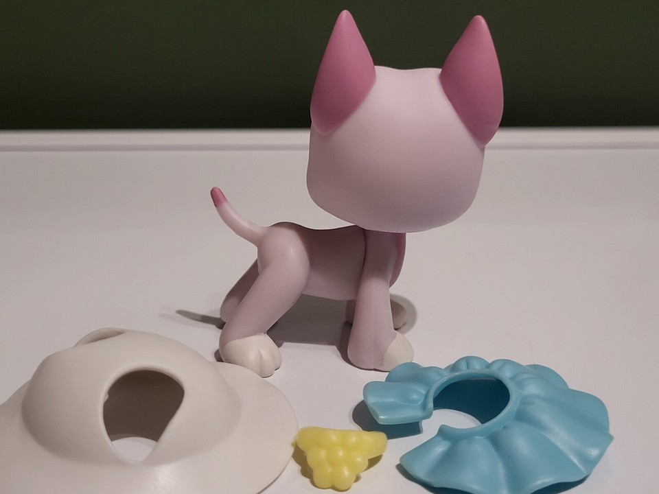 SCENE LPS #1022 #1023 #1024 LITTLEST PETSHOP ORIGINAL DOG CAT FLAMINGO ...