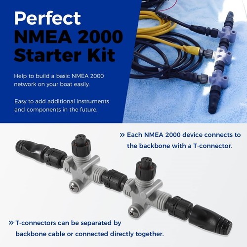 NMEA 2000 Starter Kit Network Cable 010-11442-00(Drop/Power/Backbone ...