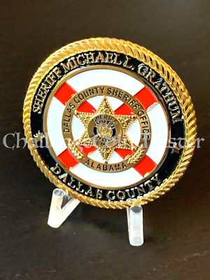 D99 DALLAS COUNTY ALABAMA SHERIFF'S OFFICE Police Challenge Coin | eBay