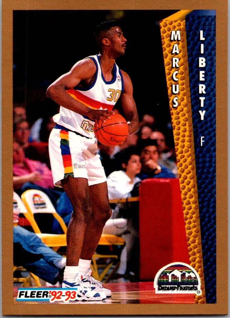1992-93 Fleer Marcus Liberty #58 Denver Nuggets | eBay