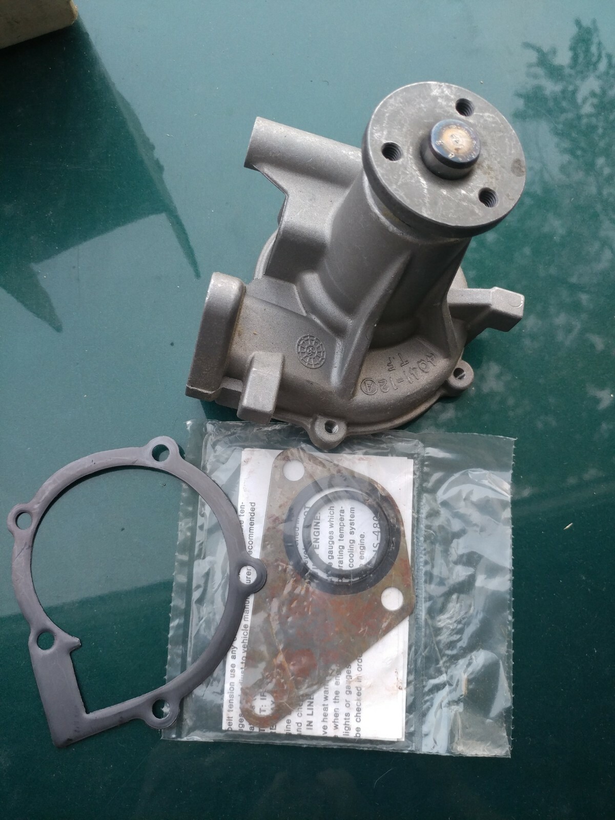 Ford Motorcraft Water Pump Tempo Mercury Topaz 4 cyl 2.3 HSC 1989 1991 ...